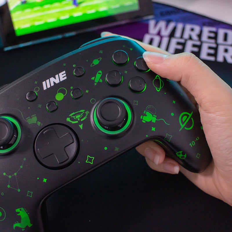 良值 Switch Pro 烈鷹 暗影系列 太空版 控制器 喚醒搖桿 震動 連發 六軸體感 手把 L823 / 老爺子 - 老爺子Master1965 | 購物橘子