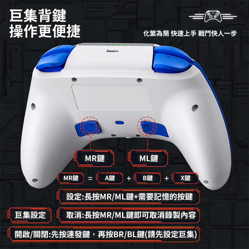 現貨 良值 Switch Pro 控制器 RGB燈效 震動 連發 六軸體感 手把 墨攻 -機甲主題 / 老爺子 - 老爺子Master1965-線上購物| 有閑購物