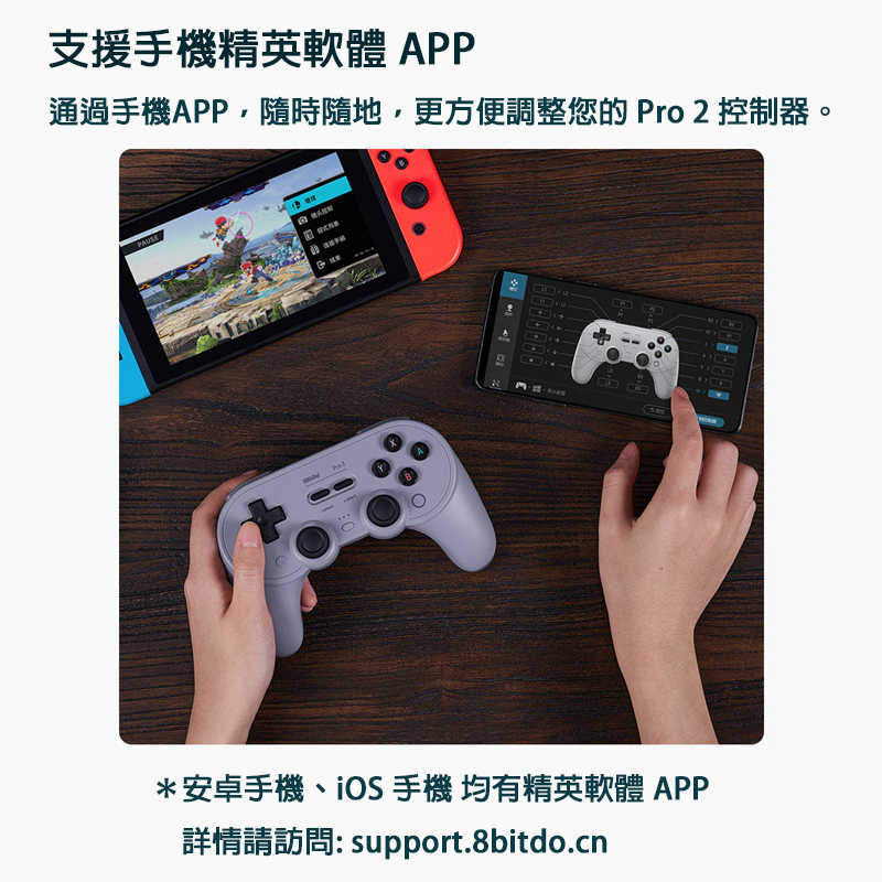 現貨 八位堂 8Bitdo Pro2 無線 藍芽 震動 控制器 手把 巨集 連發 支援 STEAM DECK / 老爺子 - 老爺子Master1965-線上購物| 有閑購物