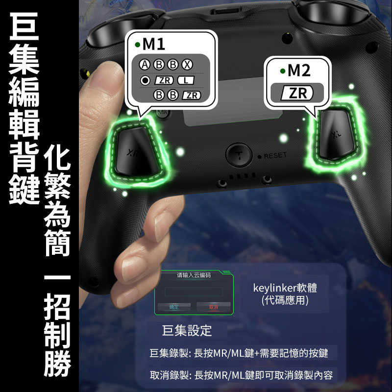 良值 Switch Pro 烈鷹 暗影系列 太空版 控制器 喚醒搖桿 震動 連發 六軸體感 手把 L823 / 老爺子 - 老爺子Master1965 | 購物橘子