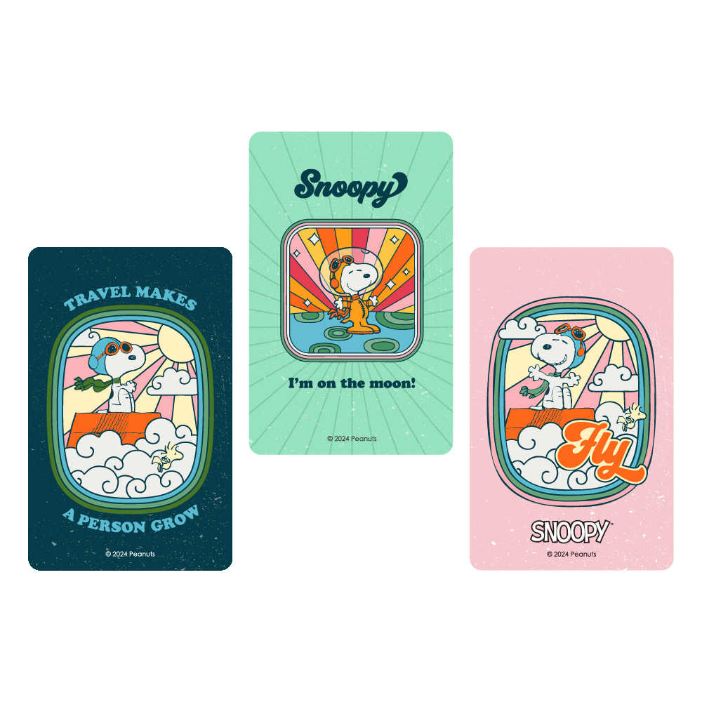 SNOOPY 天際系列 一卡通 三款可選 TRAVEL / FLY / MOON - 一卡通 | 購物橘子