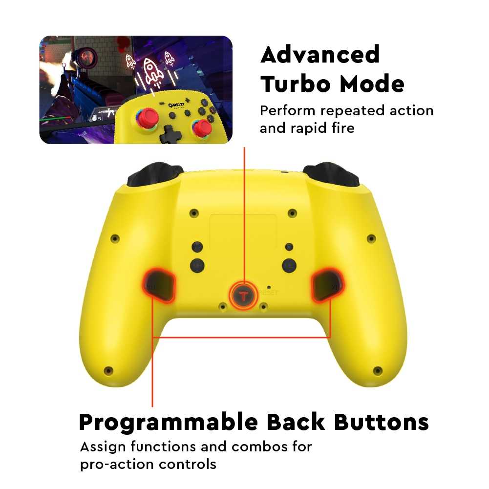 【就愛玩】全新 Omelet NS Switch Pro控制器 無線控制器 黑色款 - 就愛玩 電玩專賣 | 購物橘子