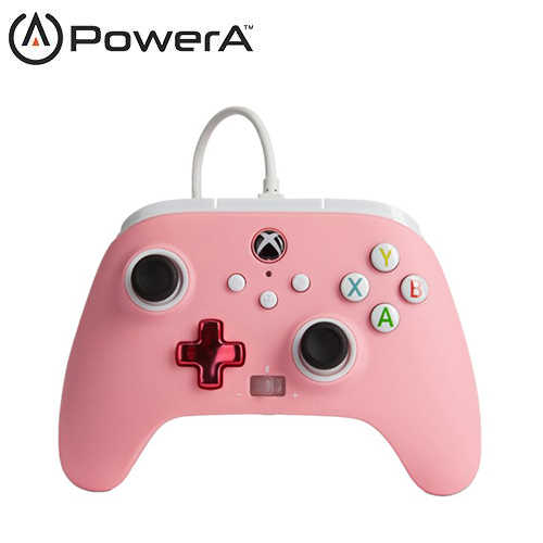 PowerA 增強款有線遊戲手把 粉紅 - 良興EcLife購物網-線上購物| 有閑購物