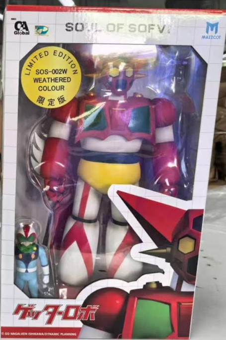 【高雄冠軍】25年第一季預購 MAZZCOT SOS-002-W Sofvi魂 蓋特1號 ＆ 流龍馬 限定色 軟膠 完成 - 高雄冠軍玩具 | 購物橘子