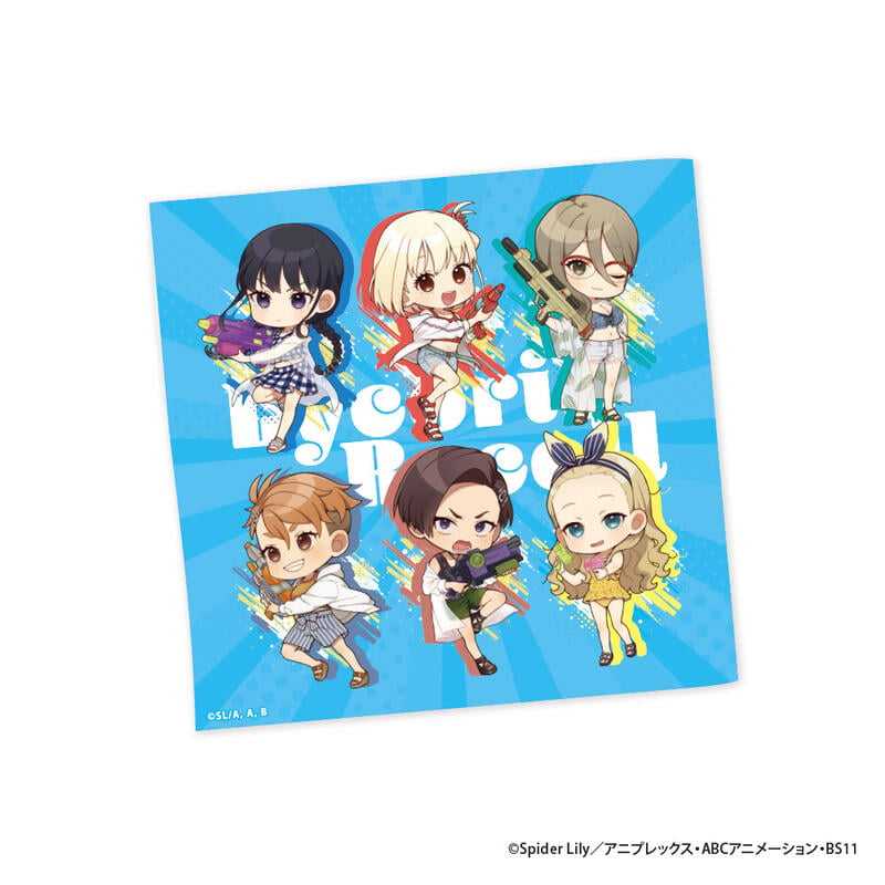 預購 『sofmap』通販｜TV 動畫 莉可麗絲『ミニキャラ大集合』超細纖維毛巾 夏日水花ver.。[0819] - 日貨大咖 | 購物橘子