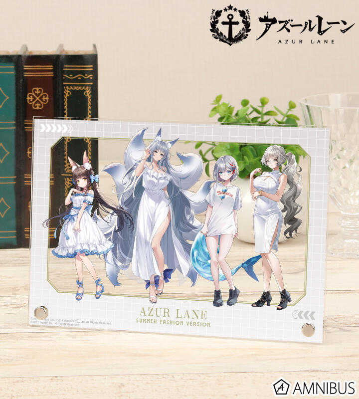 預購 『amnibus』通販｜ 碧藍航線『サマーファッションver. 』』A5壓克力圖板 ver.B。[1021] - 日貨大咖 | 購物橘子